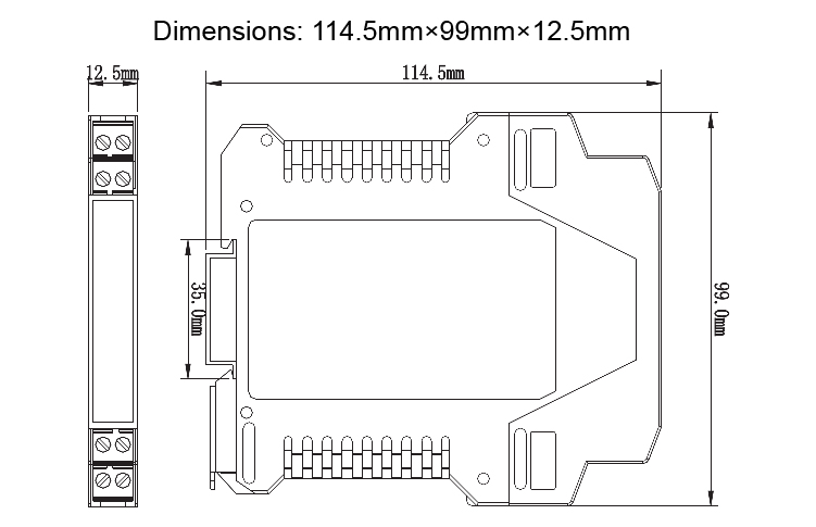 CZ3047-1 input 1 output Analog Input Signal Isolator-上海辰竹仪表有限公司