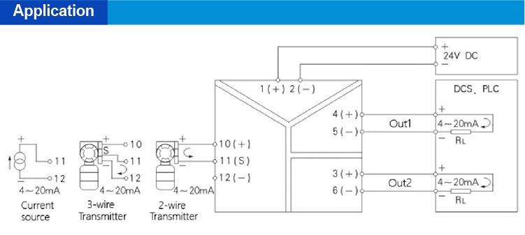CZ3035-1 input 2 outputs Analog Input Signal Isolator-上海辰竹仪表有限公司